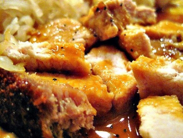 Roast Pork With Apple Pan Gravy | A Cork, Fork, & Passport